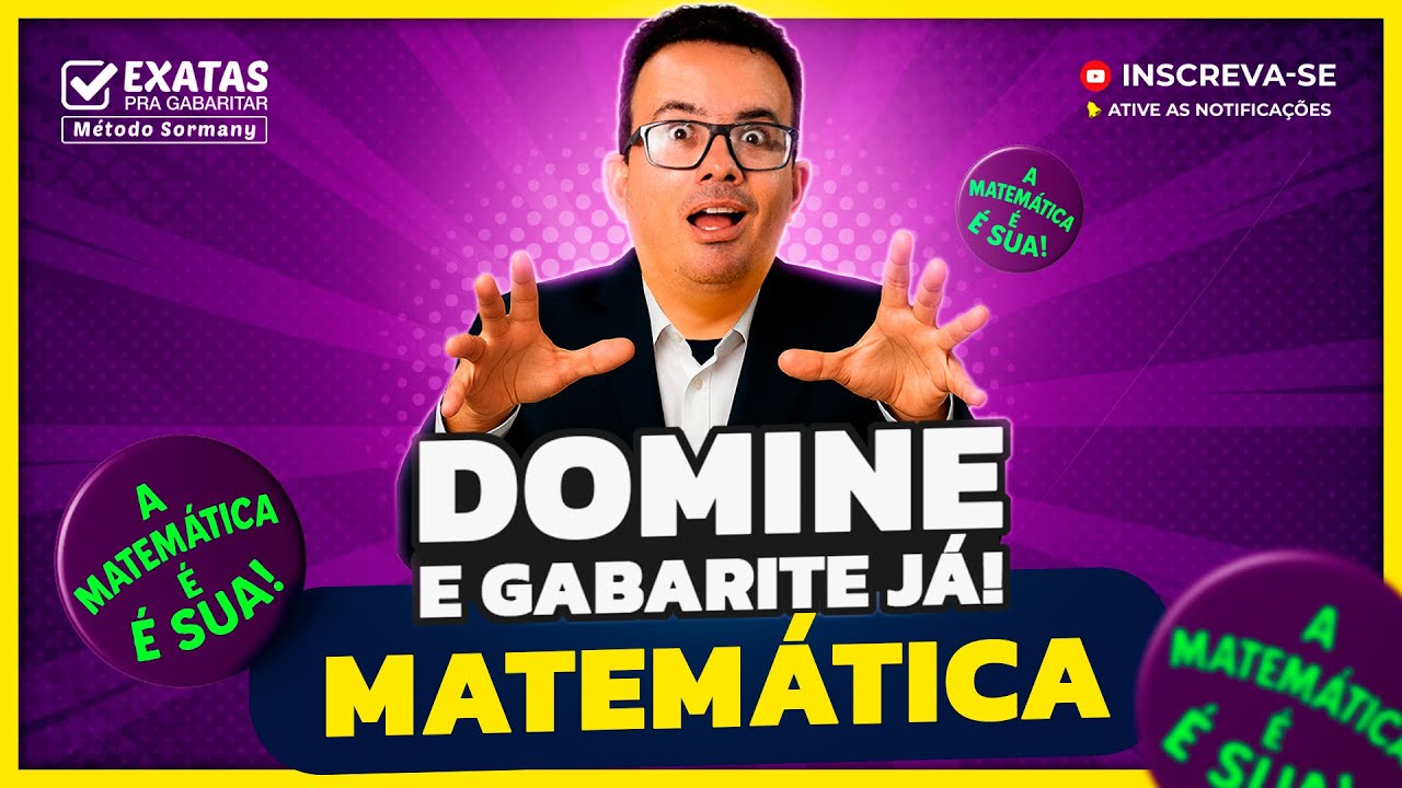 DOMINE E GABARITE - MATEMÁTICA 🧠 - YouTube