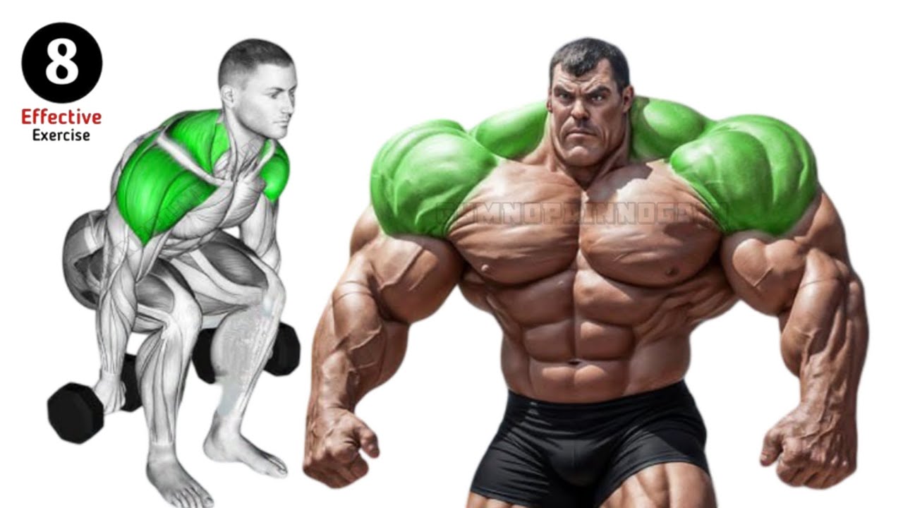 Shoulder workouts, 8 Most Powerfull Exercises Get MASSIVE Shoulder ...