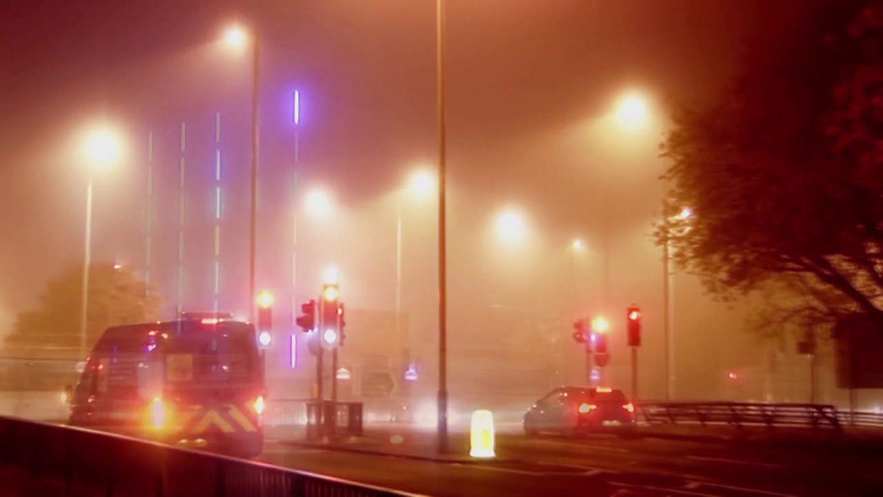 Free Stock Footage Traffic light junction in Fog (Time Lapse) - YouTube