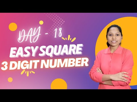 Easy Square (3 Digit Number) Vedic Math Class Day - 18 || in Nepali by Maya Sadhak - YouTube
