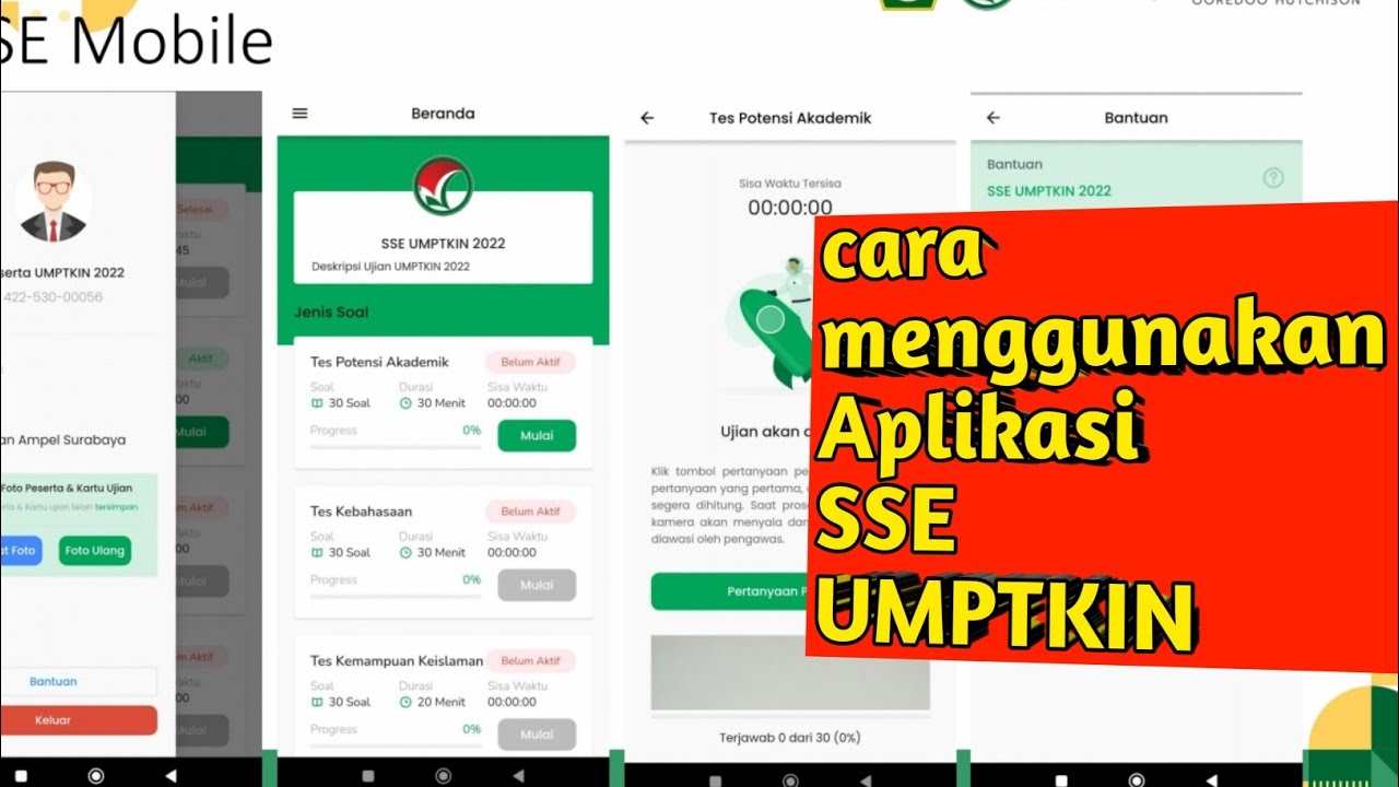 cara menggunakan aplikasi sse umptkin 2022 ! - YouTube