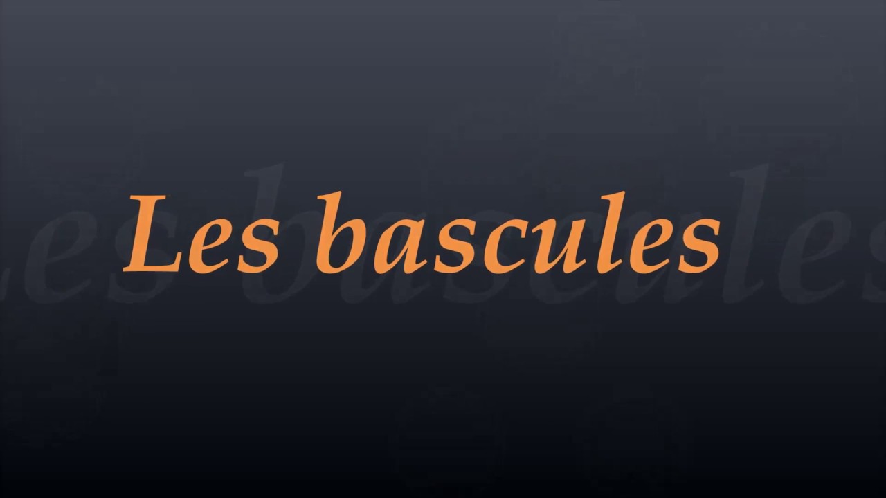EXERCICE-LES-BASCULES - YouTube