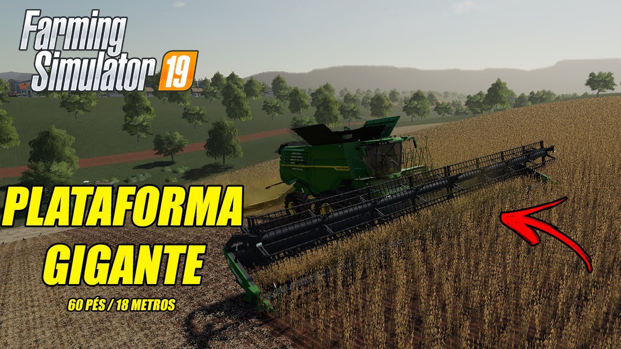FS19| PLATAFORMA 60 PÉS/18 METROS. MODS FS19 - YouTube