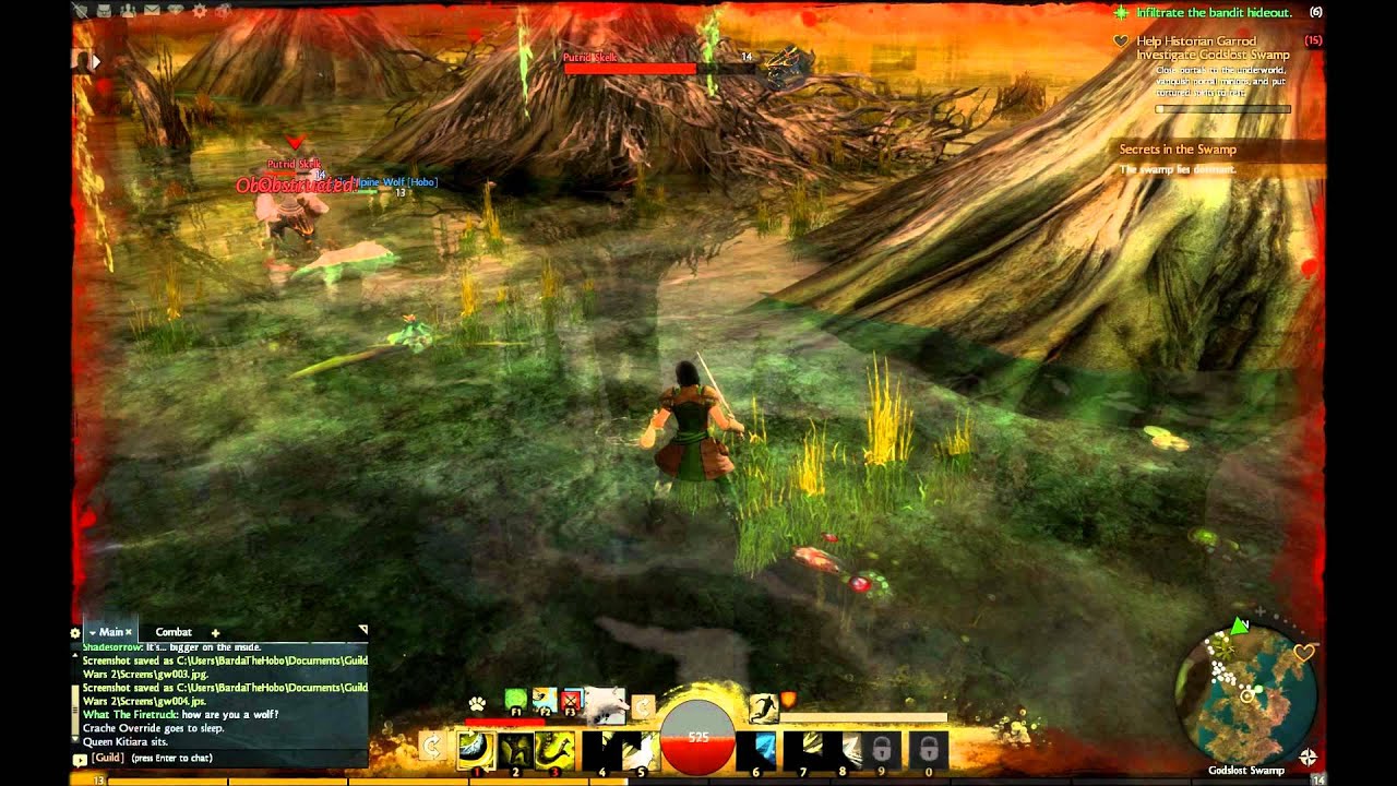 Guild Wars 2 combat on max settings - YouTube
