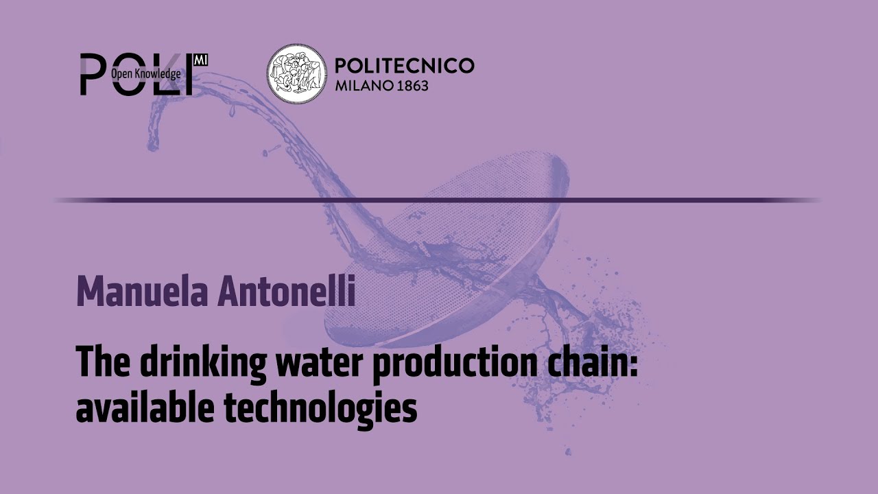 The drinking water production chain: available technologies (M ...