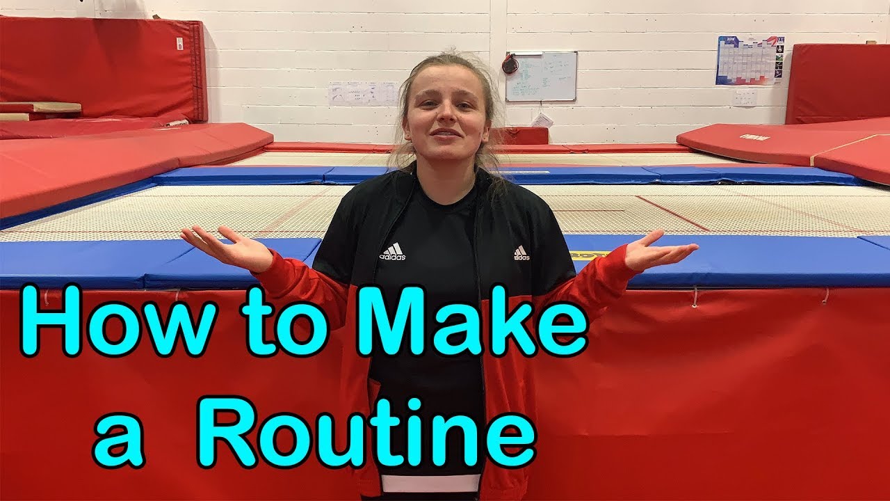 How to Make a Trampolining Routine | KTGymnasticsFan - YouTube