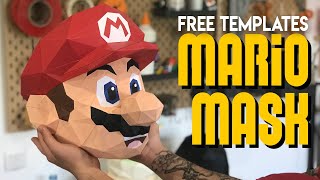 Papercraft Tutorial - Building a GIANT Mario mask out o... | Doovi