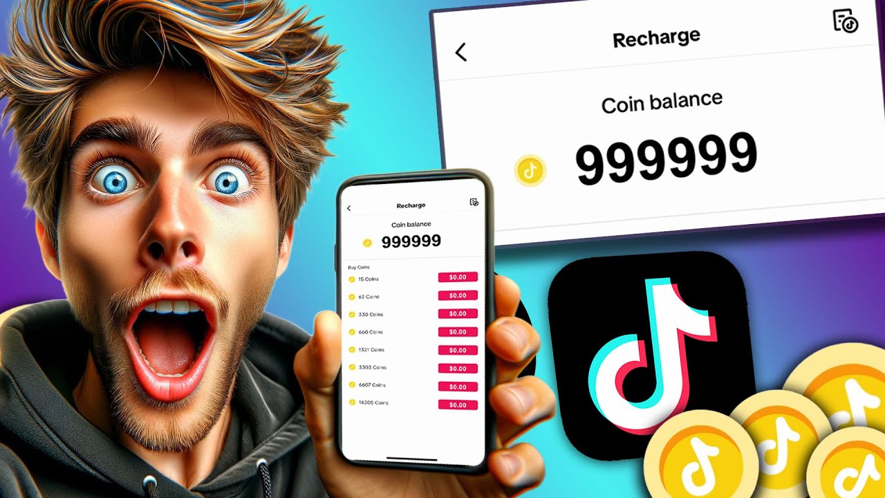 Cómo Conseguir MONEDAS en TikTok GRATIS Ganar 999,999 Monedas en Tik ...