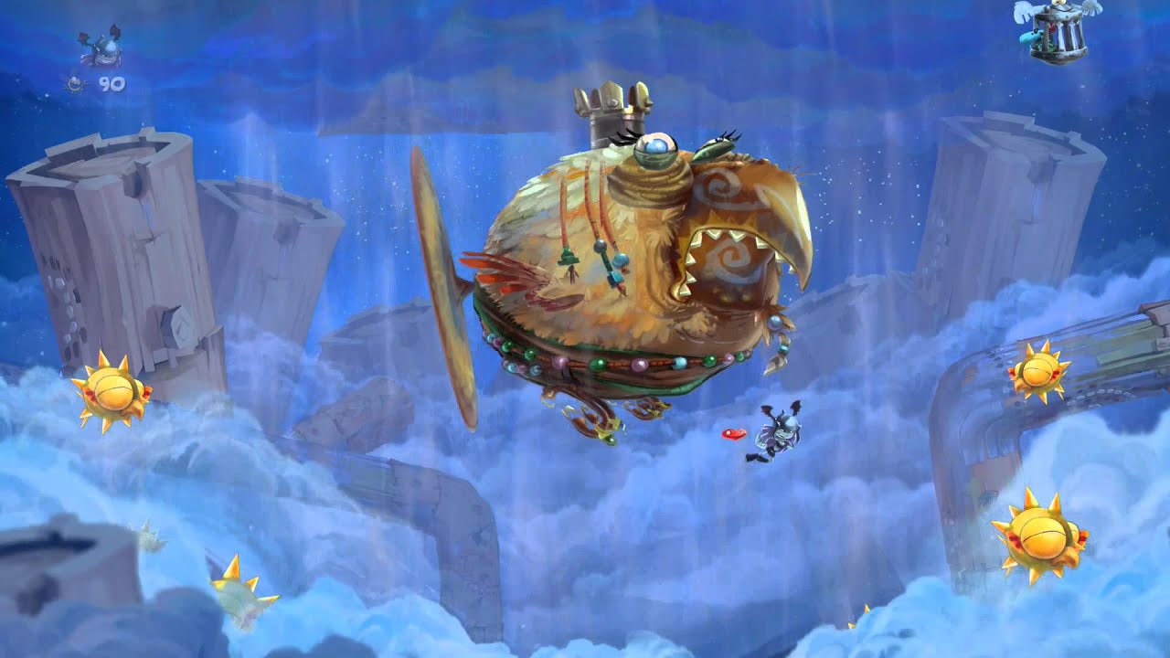 Rayman Legends Back To Origins Desert Of Dijiridoos To Bubblize A ...