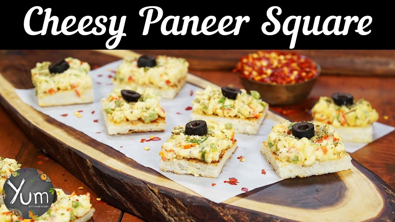 Cheesy Paneer Square - YouTube