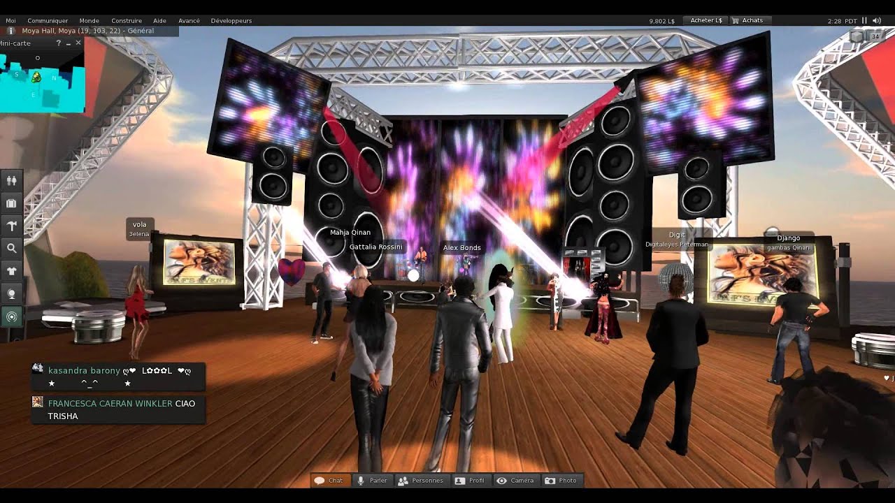concert Am Quar au Moya Hall de Second Life - YouTube