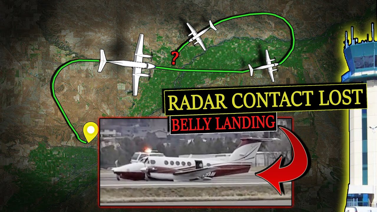 "Radar Contact Lost" | Pilot Not Responding + BELLY LANDING at Billings ...
