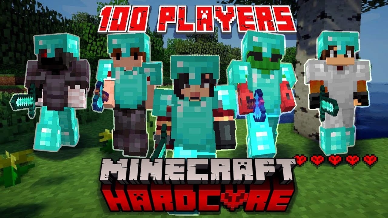 Can I Survive a 100 PLAYER Minecraft Fantasy PURGE? - YouTube