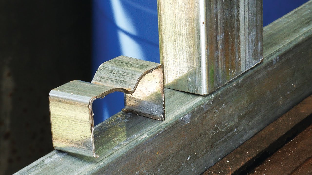 Square tube joint idea without welding - YouTube