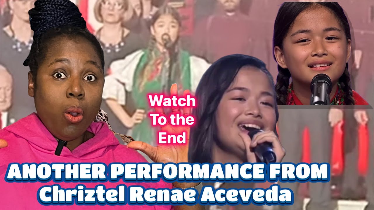 Chriztel Renae Aceveda sings Dej Mi, Boze at Zinska Garda Cakovec ...