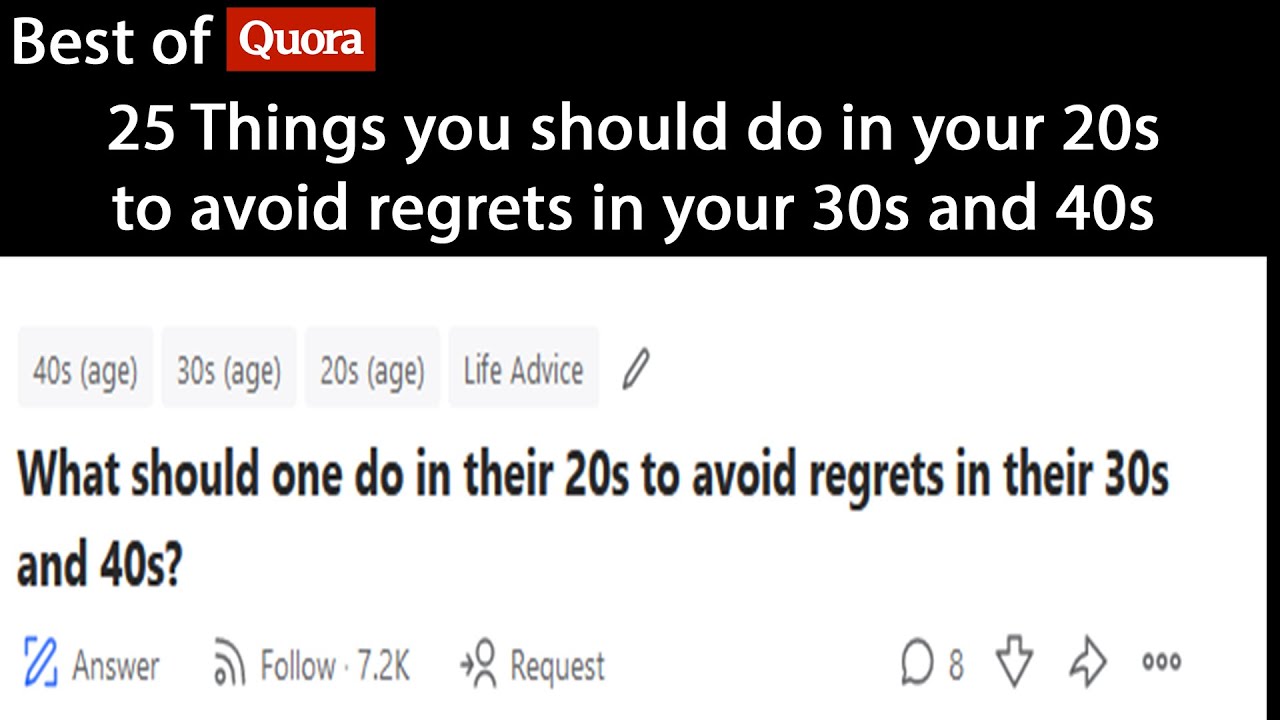 25 Things You Should Do In Your 20s | Life Advice - YouTube