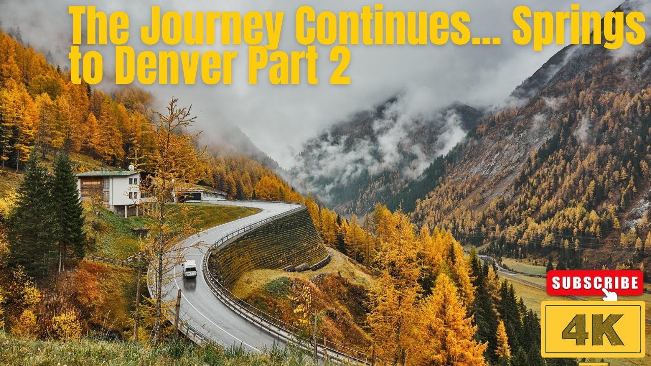 Scenic Back Road Drive from Colorado Springs to Denver | 4K Ultra HD ...