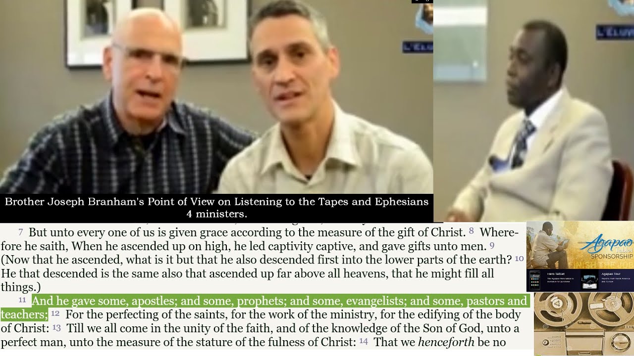 Brother Joseph Branham On Listening To The Tapes And The 5 Fold ...