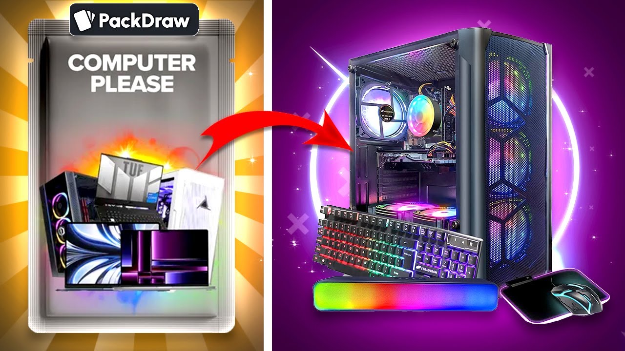 OMG... GAMING COMPUTER PULL PAID MASSIVE! (PACKDRAW) - YouTube