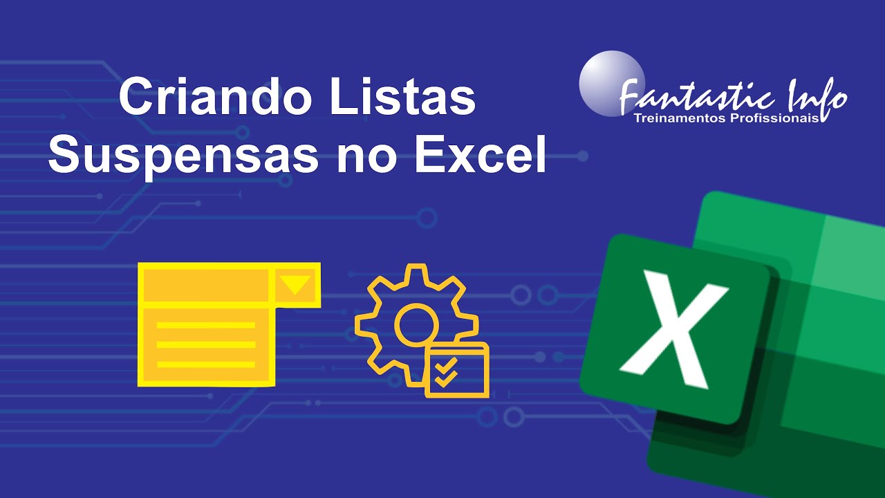 Criando Listas Suspensas no Excel (Menu Drop Down) - YouTube