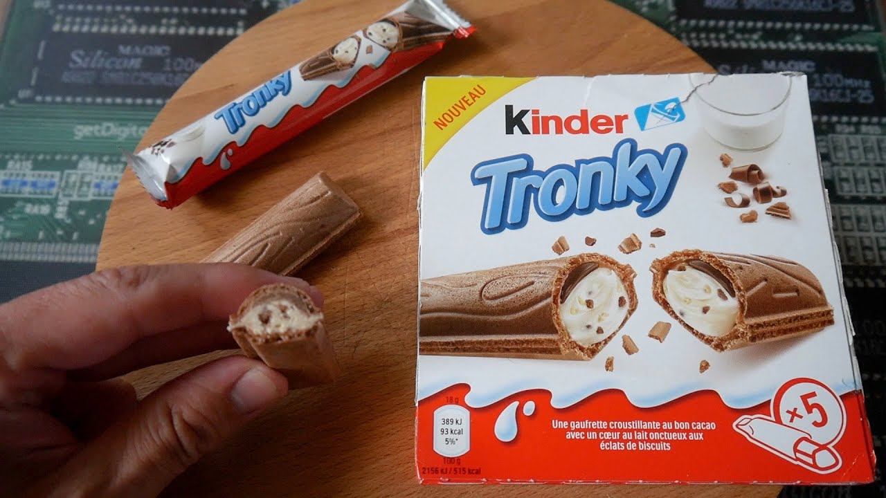 kinder Tronky 🍫 Ich teste die kinder Sorte aus Frankreich 😱 - YouTube