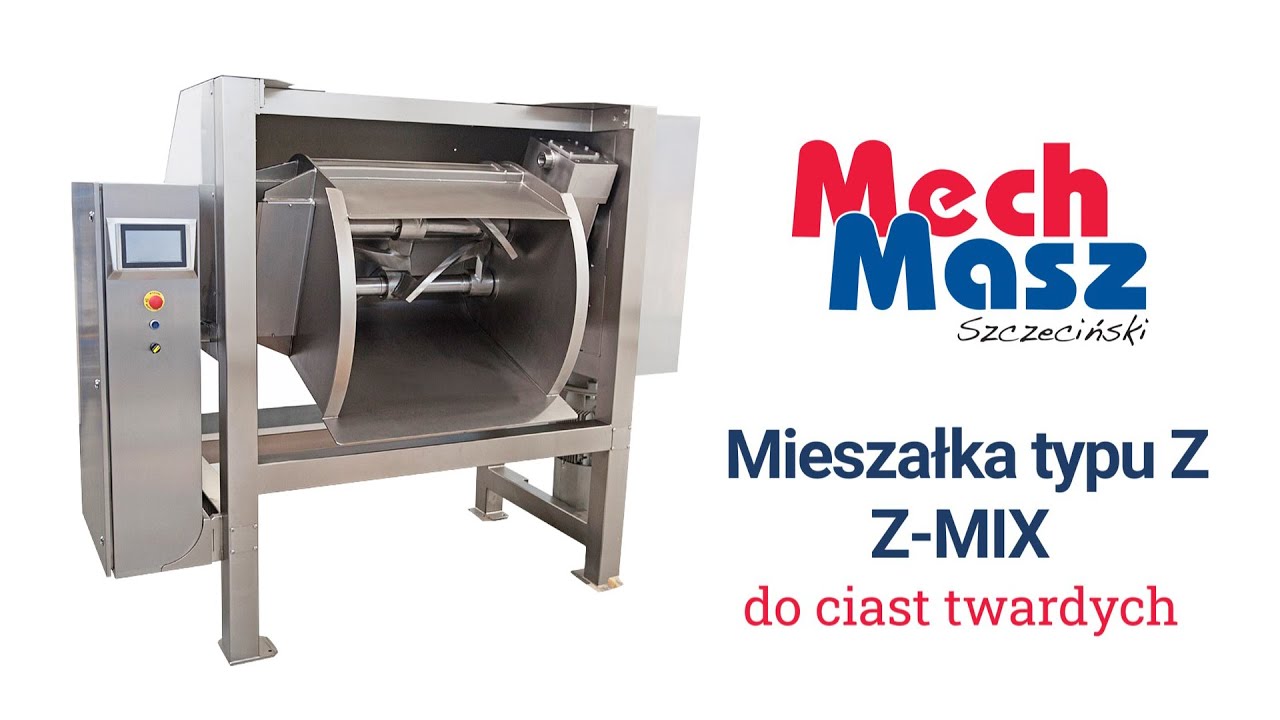 Mieszałka typu Z, Z MIX do ciast twardych / Z arm dough mixer for hard ...