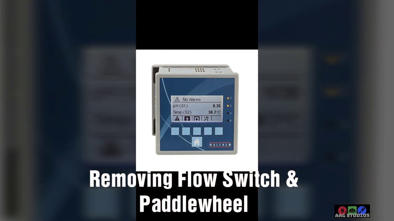 WALCHEM Flow Switch & Flowmeter Removal - YouTube