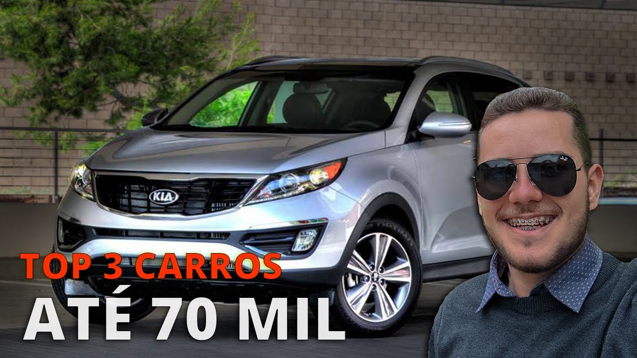 TOP 3 MELHORES CARROS ATÉ 70 MIL - SÓ CARRO TOP! - YouTube