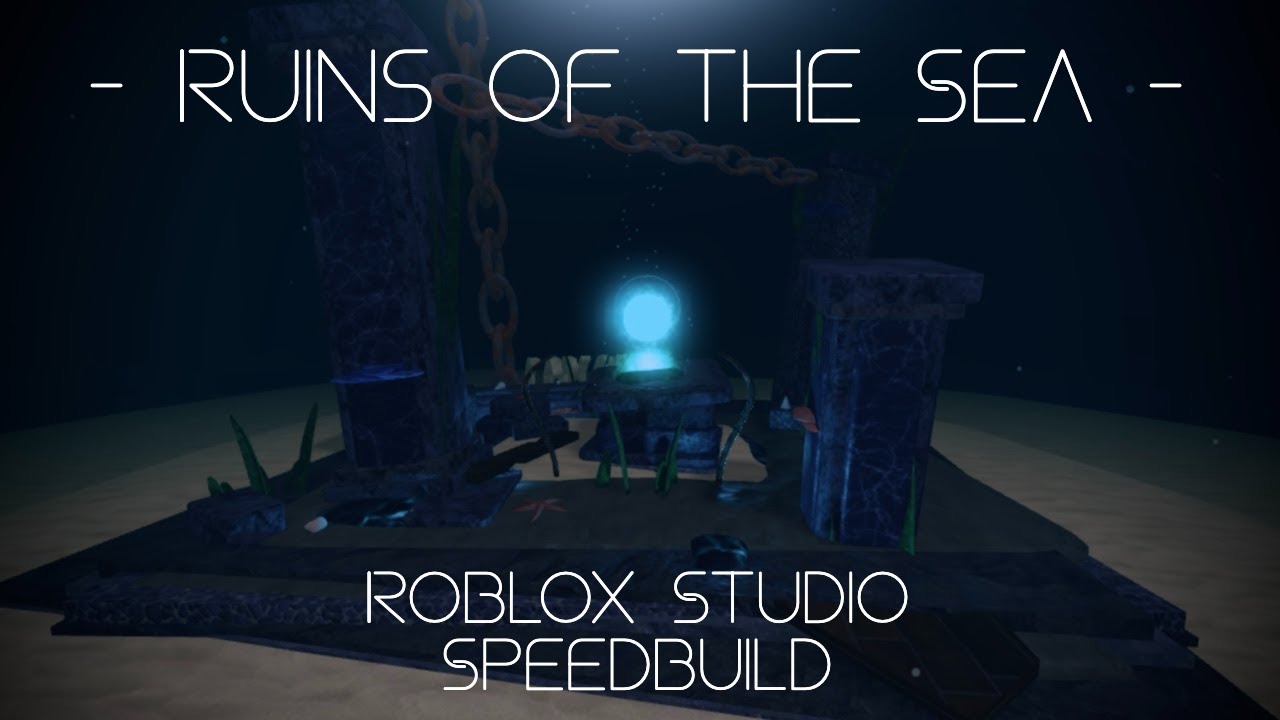 Ruins of the Sea | Roblox Studio Speedbuild - YouTube