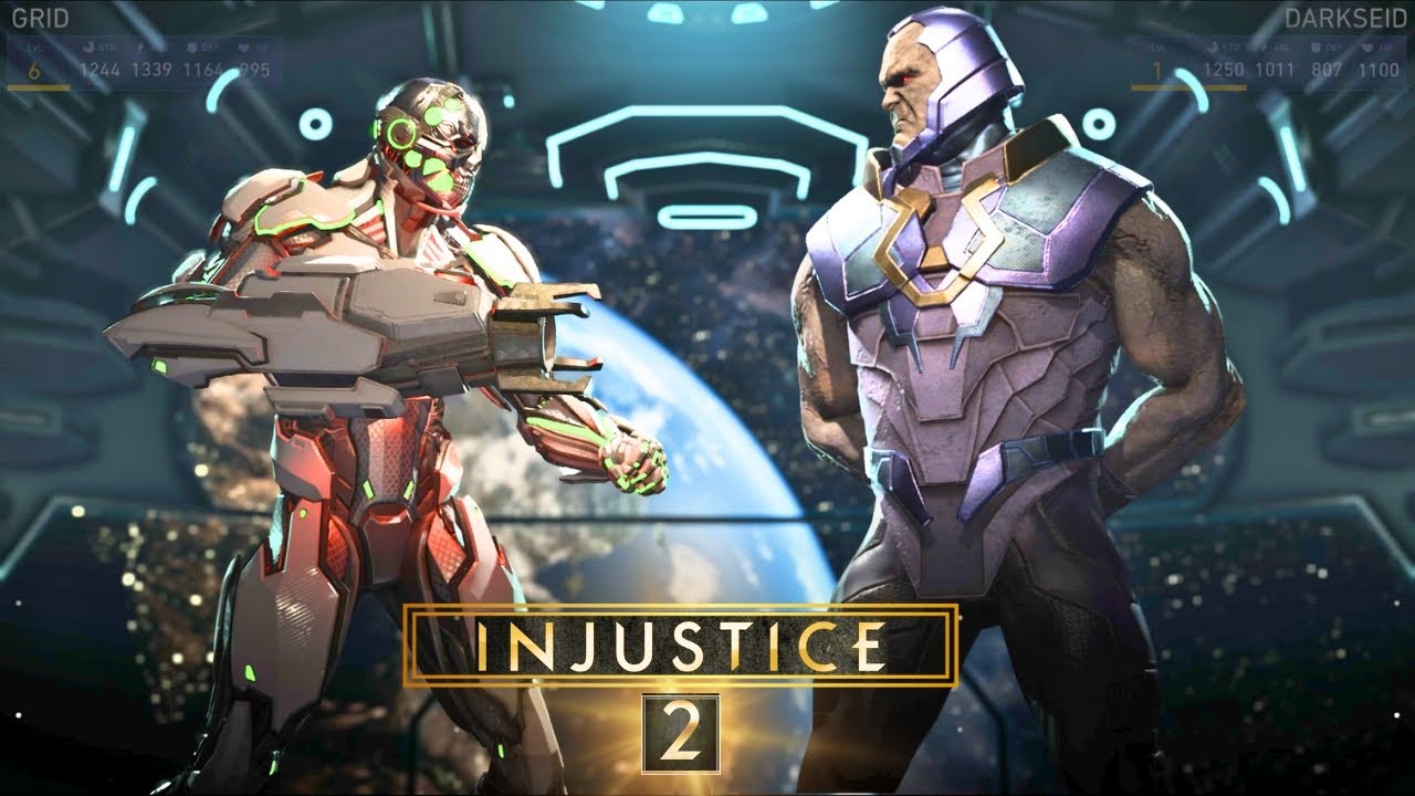 Injustice 2 - Grid Vs. Darkseid - YouTube