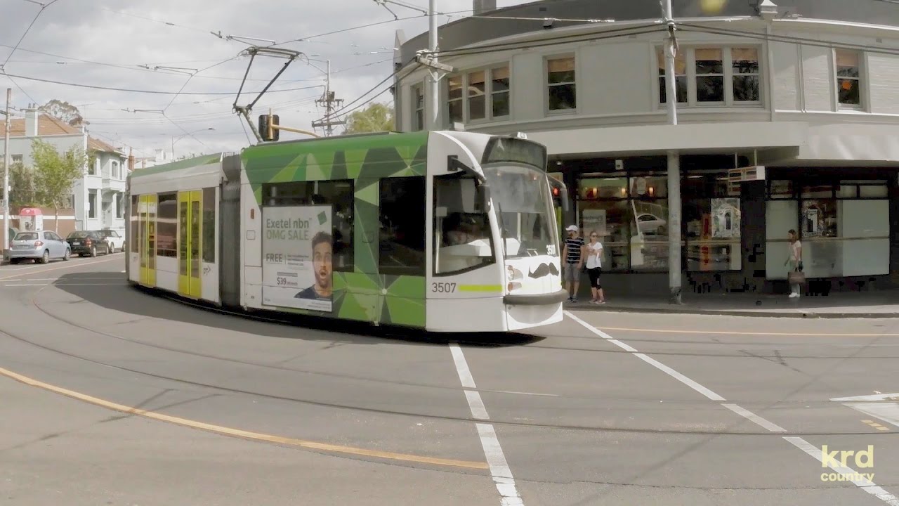 Melbourne Trams: Domain Interchange and South Yarra - YouTube