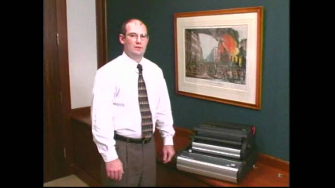 GBC CC2700 Electric Coil Inserter - 7301080 - Testimonial - YouTube