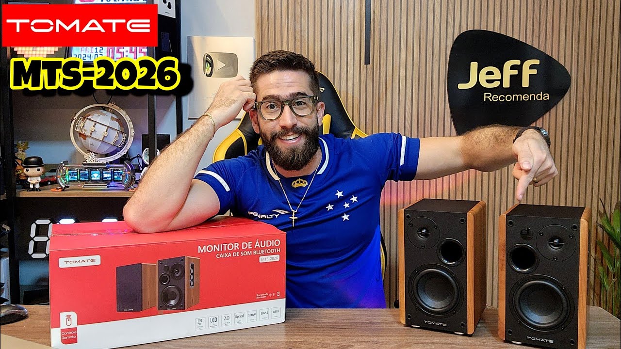 Caixa de som TOMATE MTS-2026 100W: Que Som MARAVILHOSO! 😱 (Monitor de Áudio) - YouTube
