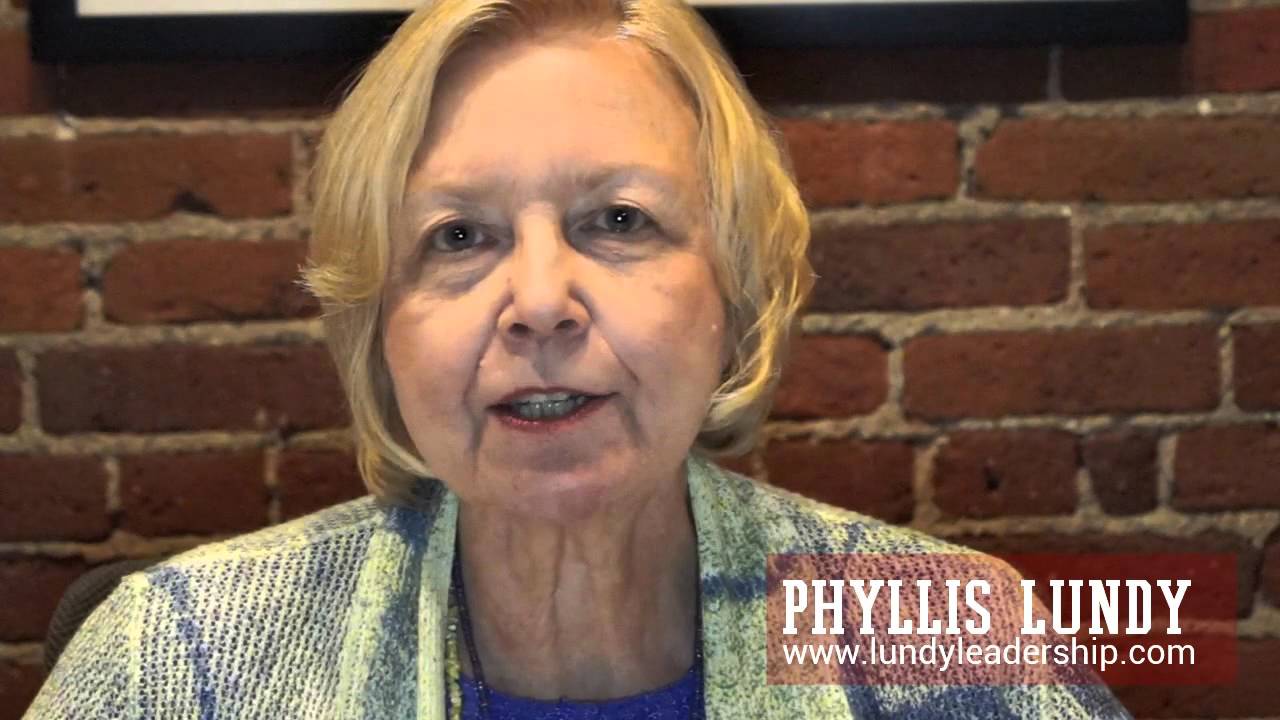 Tips for leaders - the importance of reflection by Phyllis Lundy - YouTube