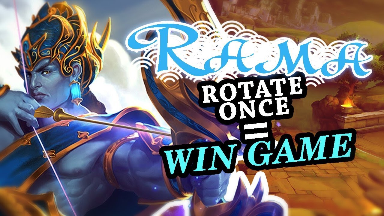 Smite - Rotate ONE TIME and Win the game - Rama - YouTube
