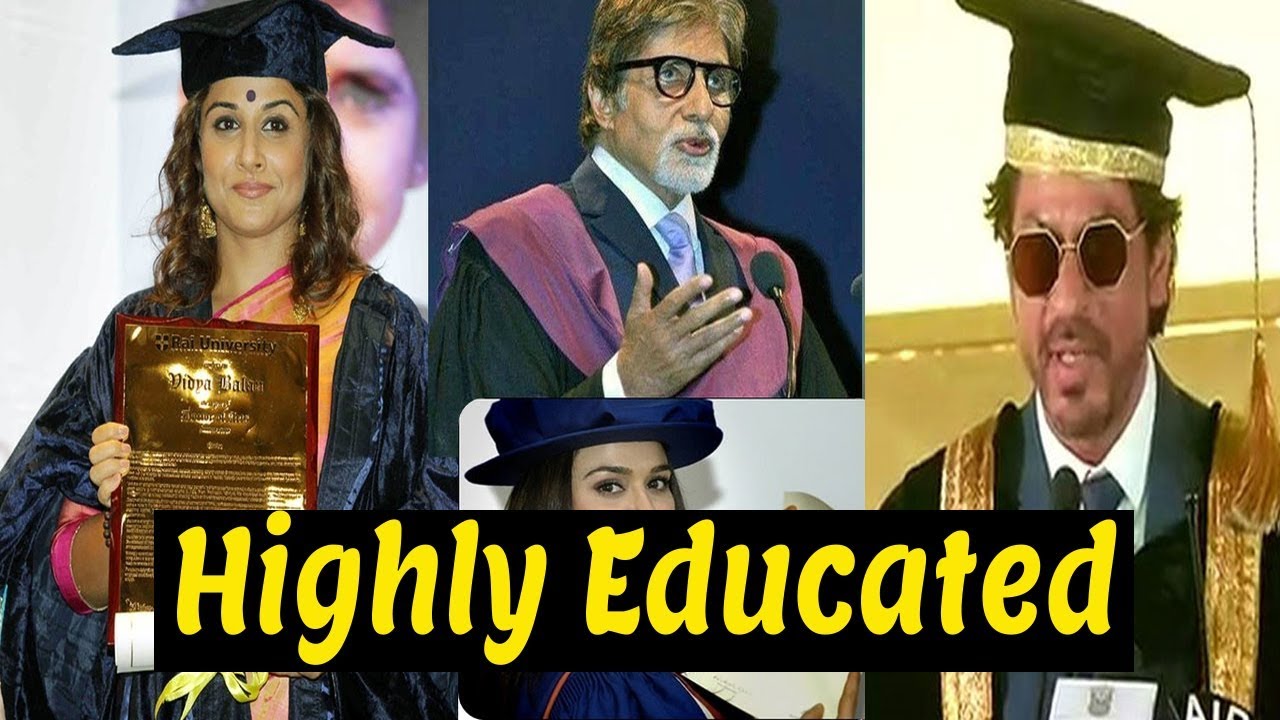 Most Highly Educated celebrities in Bollywood || You Won't Believe ...