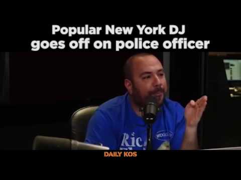 Popular New York DJ goes off on police officer - YouTube