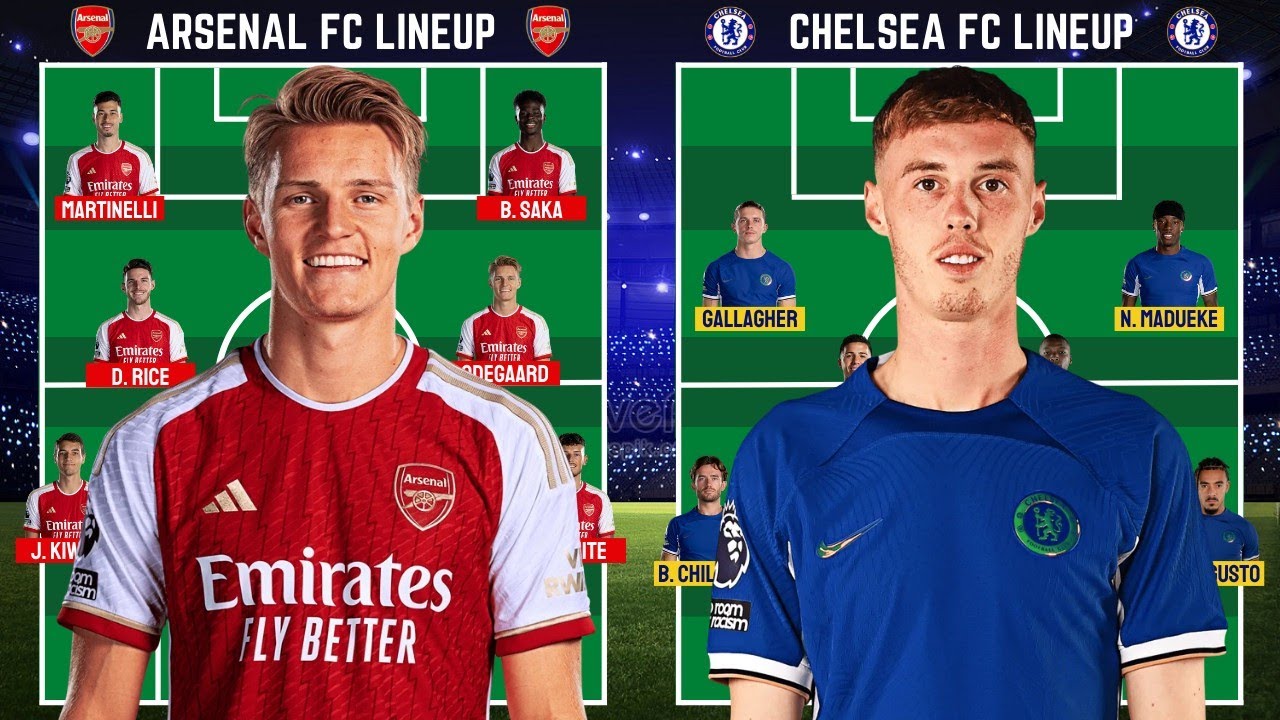 Arsenal Vs Chelsea Head To Head Predicted Lineup Premier League ...