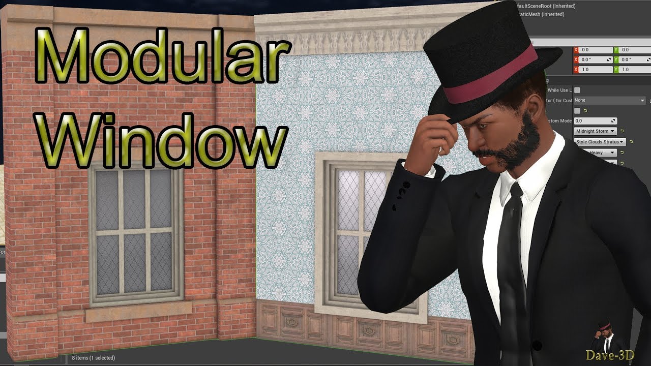 Low Poly Window Blender Tutorial || Modular Victorian Home Series - YouTube