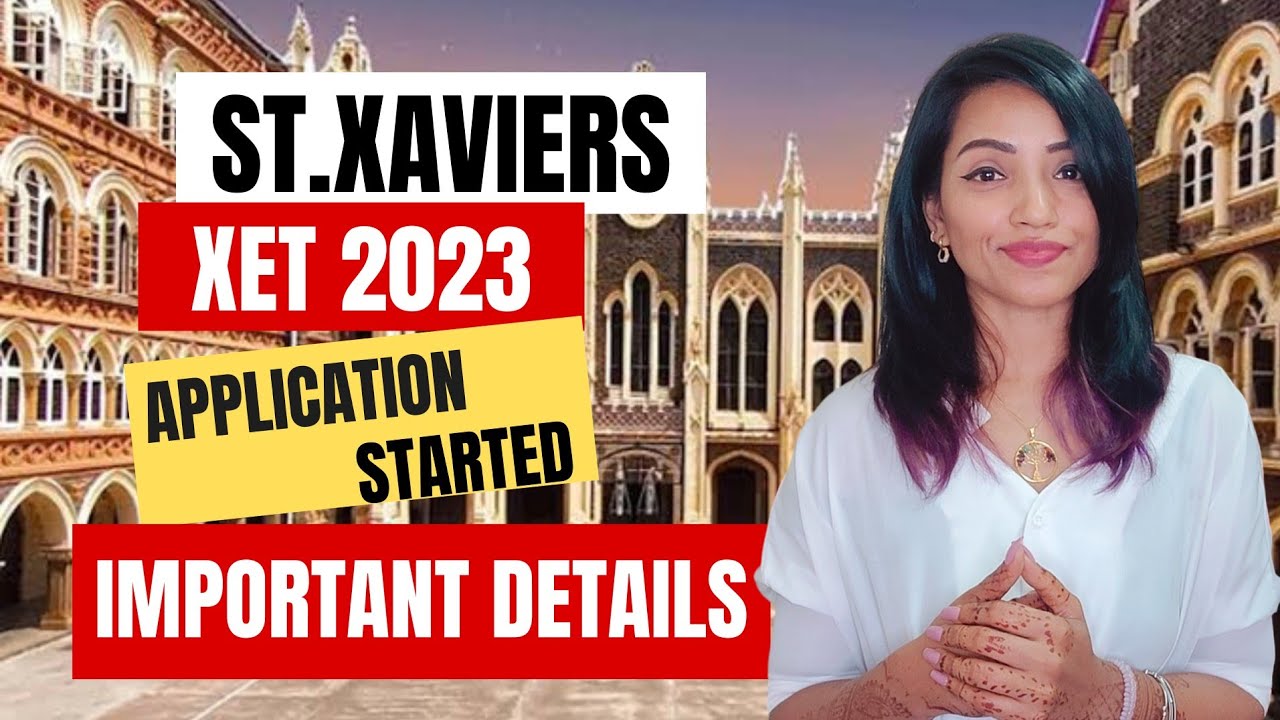 ST XAVIERS 2023 ENTRANCE EXAM (XET) APPLICATION STARTED |EXAM DATES ...