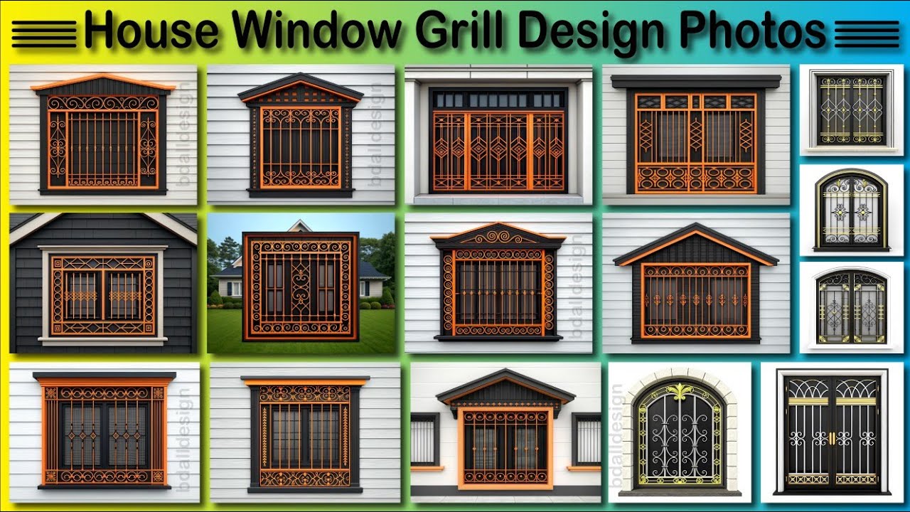 Best Window Grill Design | Round janala grill design | Window Grill ...