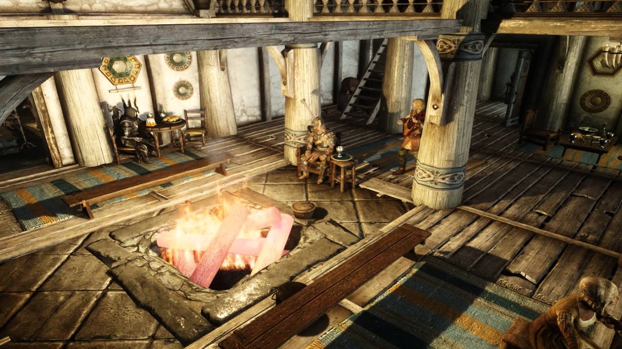 Elder Scrolls V: Skyrim - The Bannered Mare - YouTube