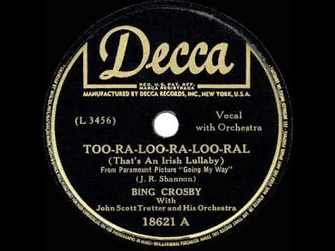 1944 HITS ARCHIVE: Too-Ra-Loo-Ra-Loo-Ral - Bing Crosby (his original ...