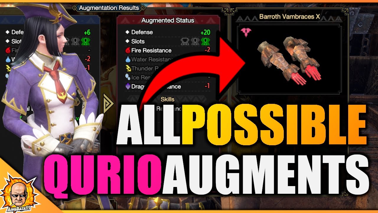 SUNBREAK EVERY POSSIBLE QURIO AUGMENT - YouTube