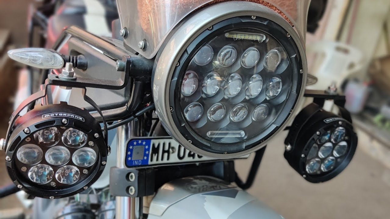 Himalayan mods , light accessories and mechanical upgrades - YouTube