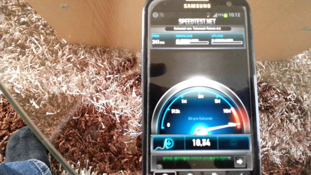 Drei umts Netz speed test 30 - YouTube