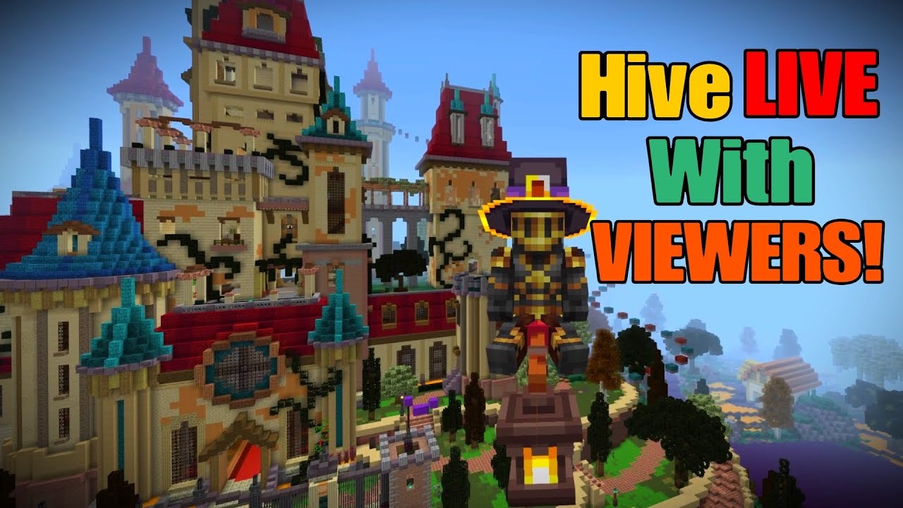 Minecraft Hive LIVE With VIEWERS But Special Guest! - YouTube