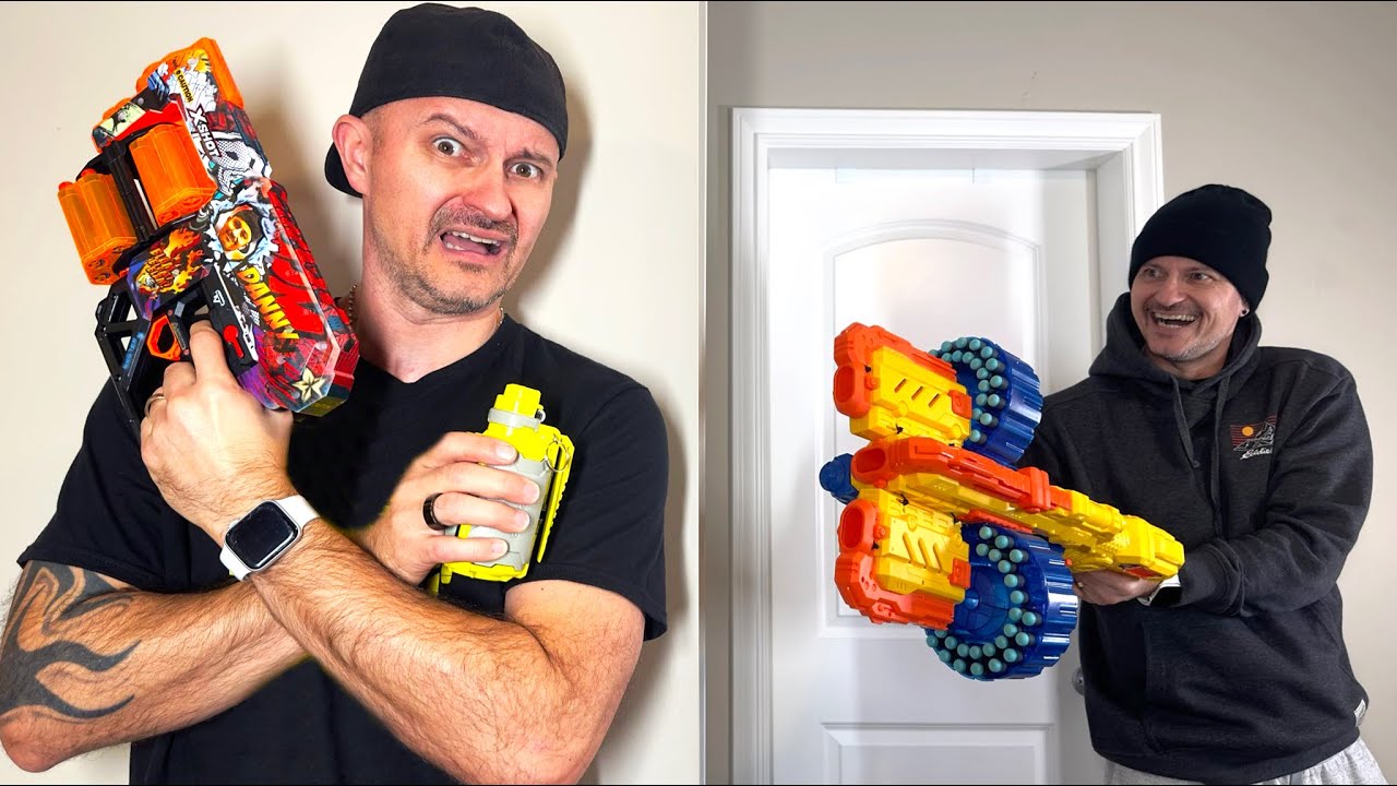 NERF HEAVY WEAPON GUY: EVIL Clone Battle! - YouTube