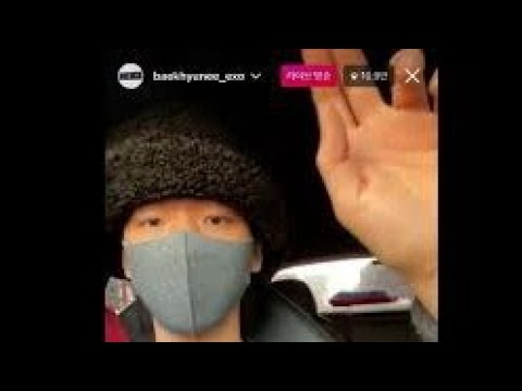 [210212백현]인스타 라이브 방송 exo baekhyun instagram live video