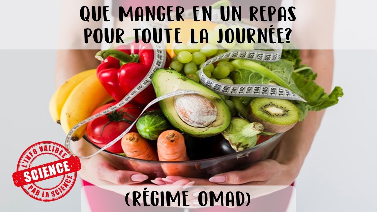 Que manger en un repas pour toute la journée (régime OMAD) avec l'aide ...